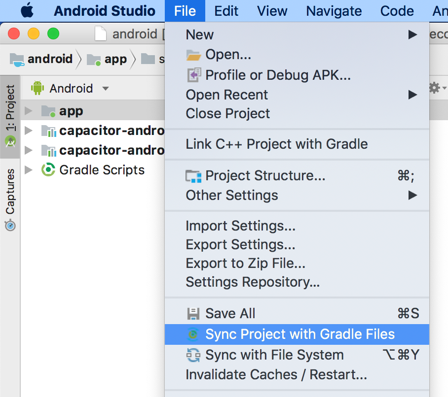 Troubleshooting Android Issues Capacitor Documentation